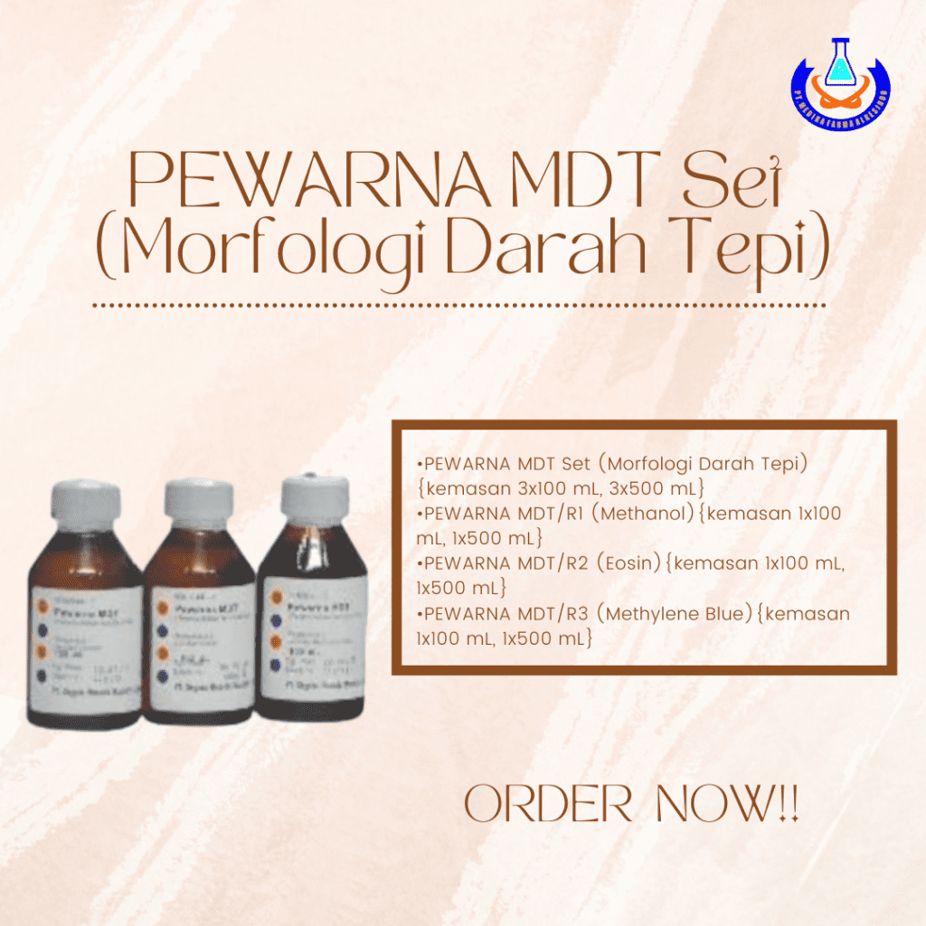 PEWARNA MDT Set (Morfologi Darah Tepi) (1x100 mL) - PT One Medika